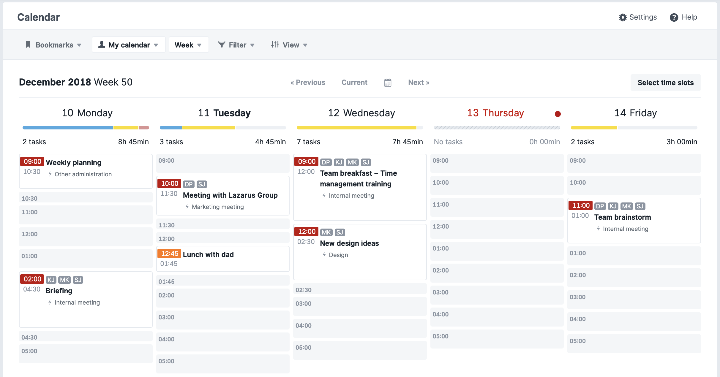 Difference Between Calendar And Tasks Scoro Help Center